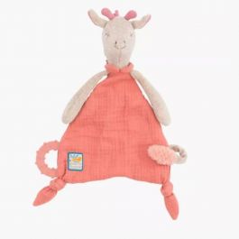 Doudou Neonato con Porta Ciuccio - Giraffa - Moulin Roty